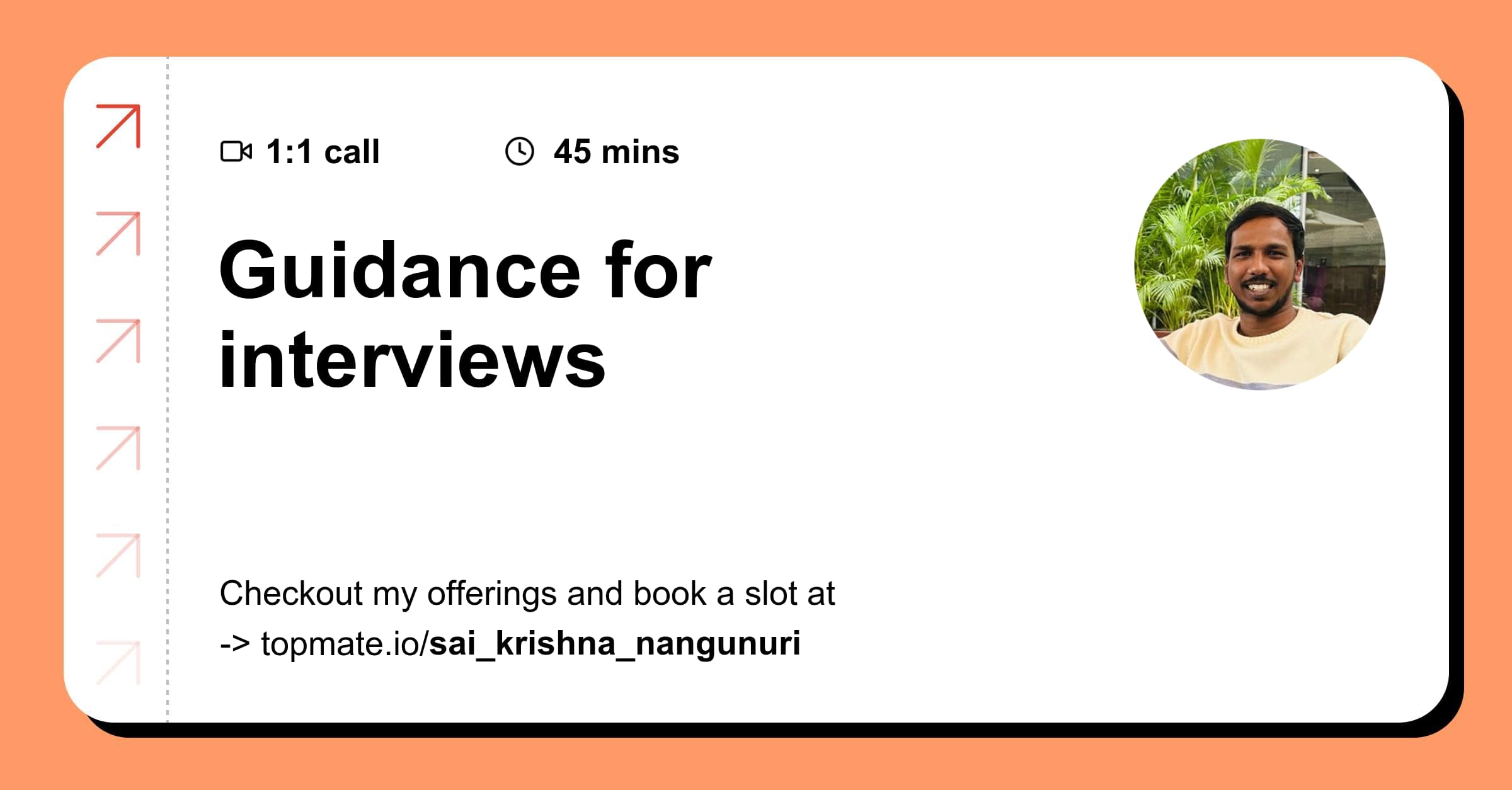 Guidance for interviews with Saikrishna Nangunuri